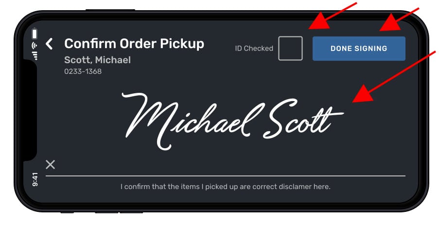 Pick N Pack App: In-Store Inventory Online Order Process (Pull Tab)
